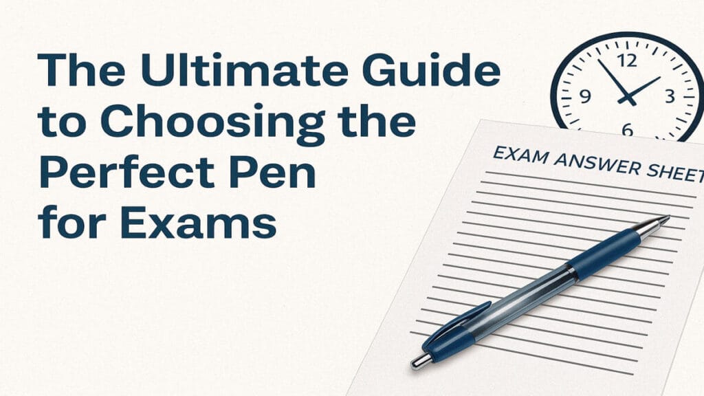 Best Pens for Exams (2025) – Smudge-Free & Student-Tested